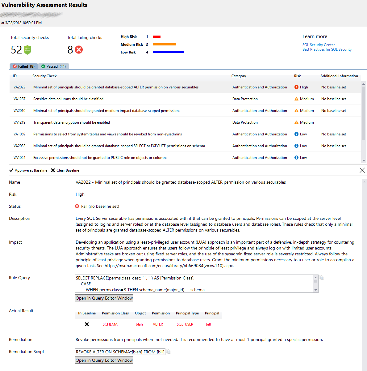 SSMS now has a vulnerability report – SQL TECH BLOG